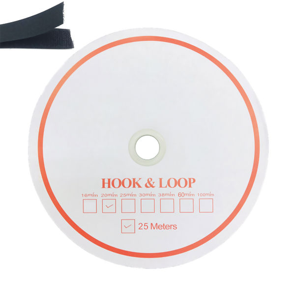 Velcro 20mm Hook Loop 25 mts (PAR) | Casa das Linhas Londrina